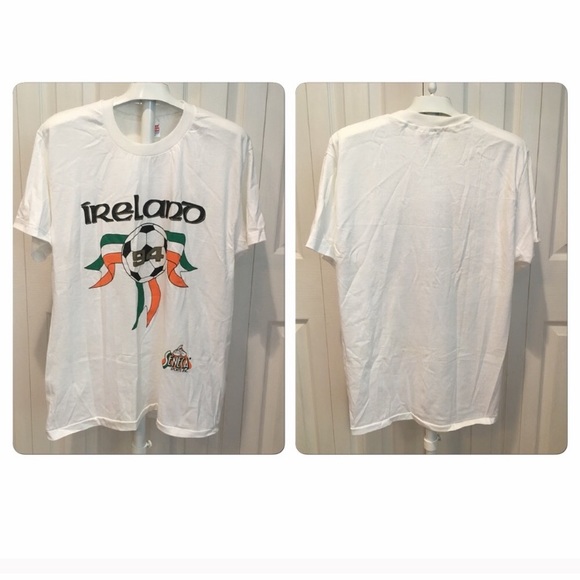 Vintage | Shirts | Vintage 94 Ireland World Cup Soccer Tee | Poshmark